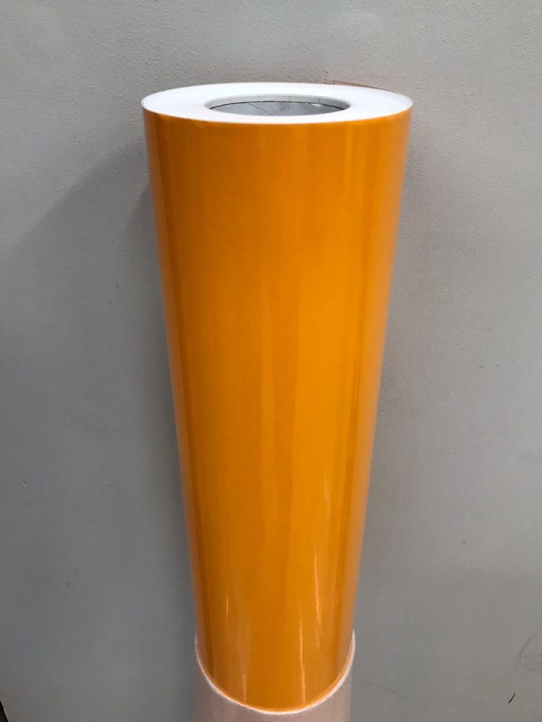 VINILO COLOR AMARILLO OSCURO PARA PLOTTER DE CORTE (venta por metro ...